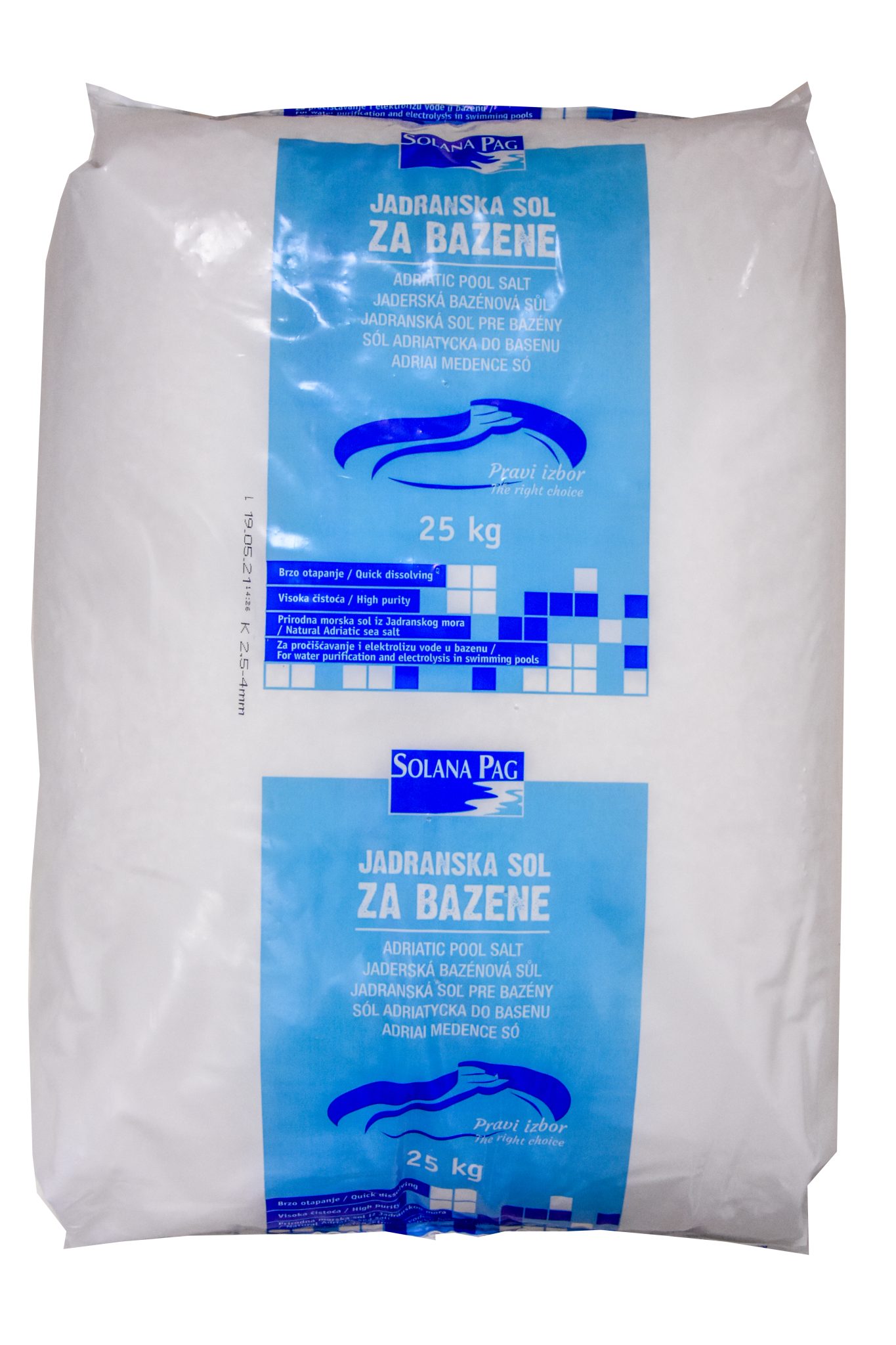 Sol za bazene 25kg Solana Pag - Pool shop